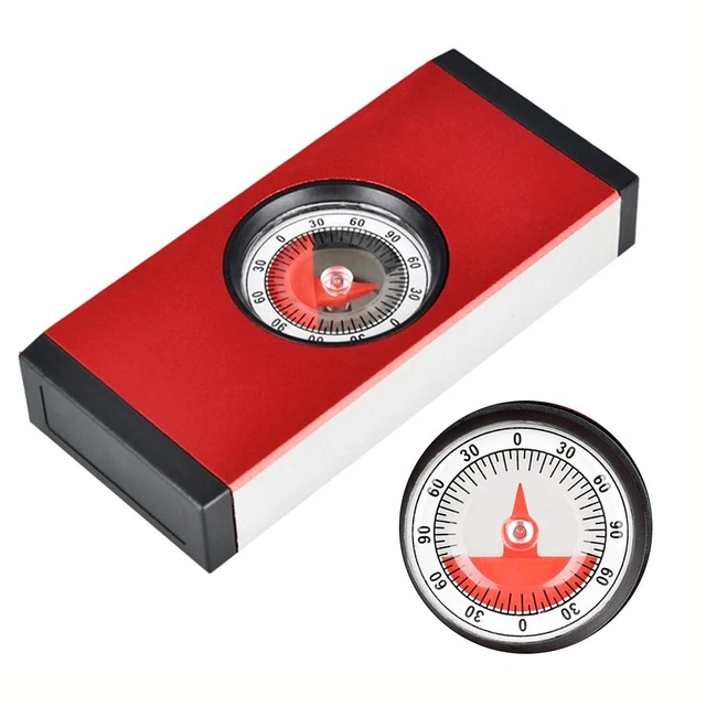 ANGLE MEASUREMENT MAGNETIC Inclination Spirit Level Gauge Indoor ...