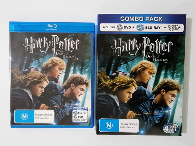 HARRY POTTER AND The Deathly Hallows : Part 1 Blu-ray & DVD 2010 ...