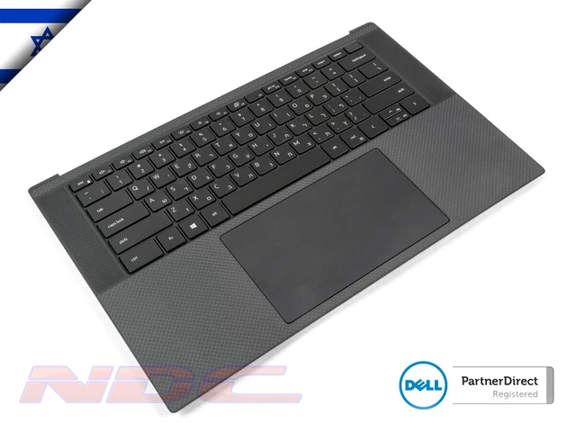 DELL PRECISION 5550/5560/5570 Palmrest, Touchpad & HEBREW Backlit ...