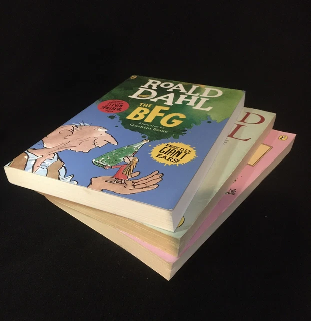 ROALD DAHL PAPERBACK Children Book Bundle The BFC, Matilda, The Witches ...