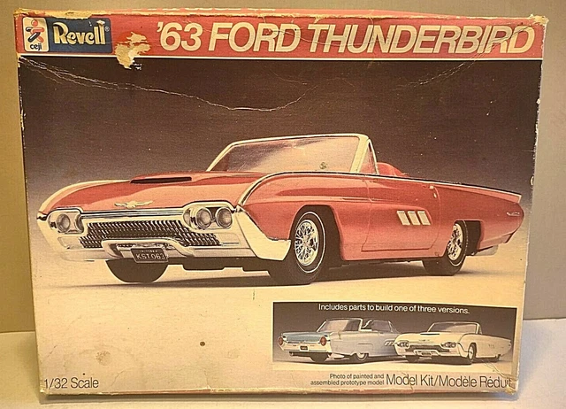 REVELL 1963 '63 Ford Thunderbird 1/32 Scale Unbuilt Model Kit EUR 18,49 ...