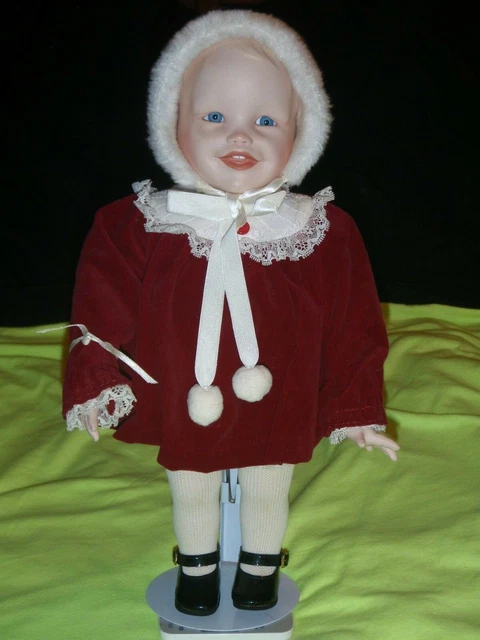 &POUPÉE EN PORCELAINE Jennifer"-1987-Les Galeries Ashton-Drake Par Yolanda Bello-Vint. EUR 28,06 ...