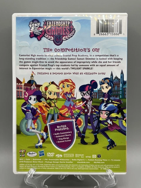 MY LITTLE PONY Equestria Girls Friendship Games DVD Full Length Movie ...