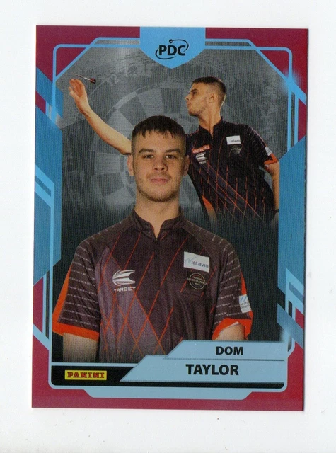 PANINI 2026 PDC World Championship Dom Taylor Base Red Parallel Card ...