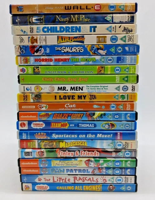 DVD BUNDLE/JOB LOT - Children's Animation X20 - Paw Patrol/Smurfs ...