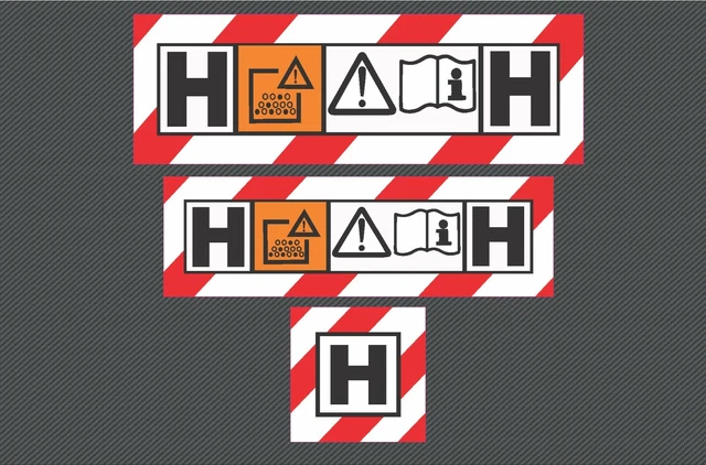 3X H CLASS STICKER VACUUM HOVER EXTRACTOR FESTOOL DEWALT Laminated ...