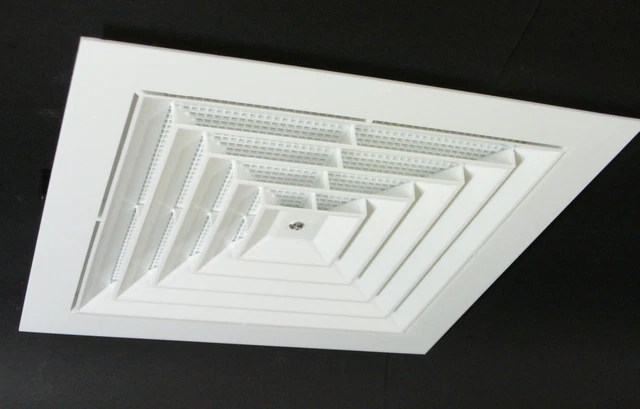CEILING MOUNT AIR Vent / Grille with Flyscreen - Bracket Fixing 270 x ...