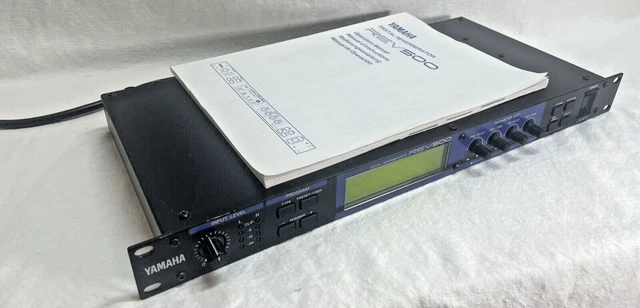 YAMAHA REV 500 Digital Reverberator Reverb Processor with manual ...