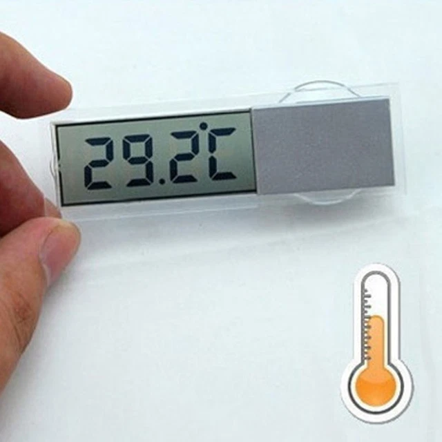 INTERIOR SUCTION CUPS LCD Digital Display Meter Thermometer Car ...