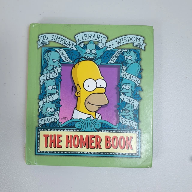 THE SIMPSONS HOMER Book Comic (The Simpsons Library of Wisdom) By Matt ...