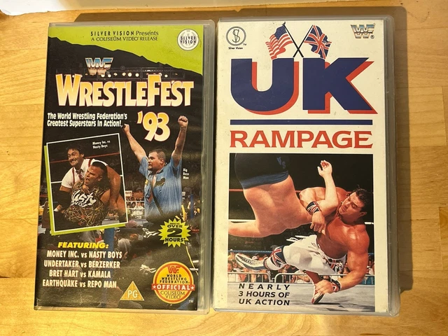 WWF - WRESTLEFEST '93 (VHS, 1993) and UK rampage £6.52 - PicClick UK