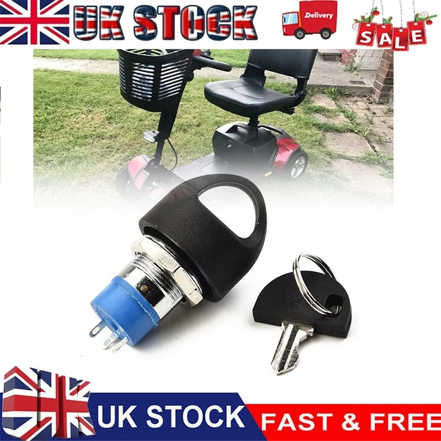 REPLACEMENT MOBILITY SCOOTER Spare Start On/off Ignition Switch 2 Keys ...