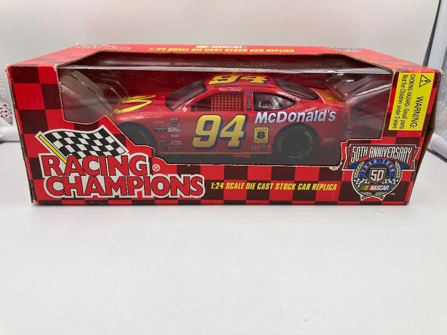 1996 RACING CHAMPIONS 1:24 Scale Stock Car Replica 94 McDonalds $19.98 ...
