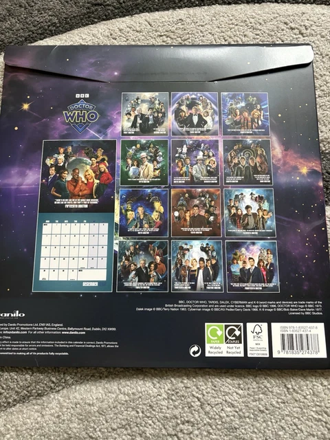 DOCTOR WHO CALENDAR 2026 £5.06 - PicClick UK