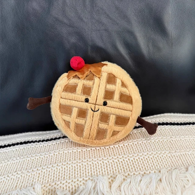 JELLYCAT AMUSEABLES RENE Waffle Soft Toys: Cute, and Plush Breakfast ...