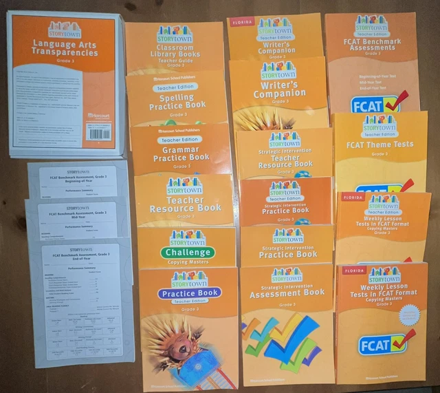 HARCOURT STORYTOWN BUNDLE-GRADE 3-Teacher’s Resource Package +Student ...
