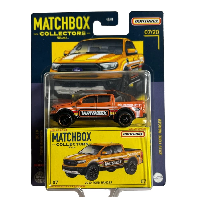 MATCHBOX COLLECTORS 2019 Ford Ranger Orange Pickup Truck GRK25 2021 🔥🔥 ...