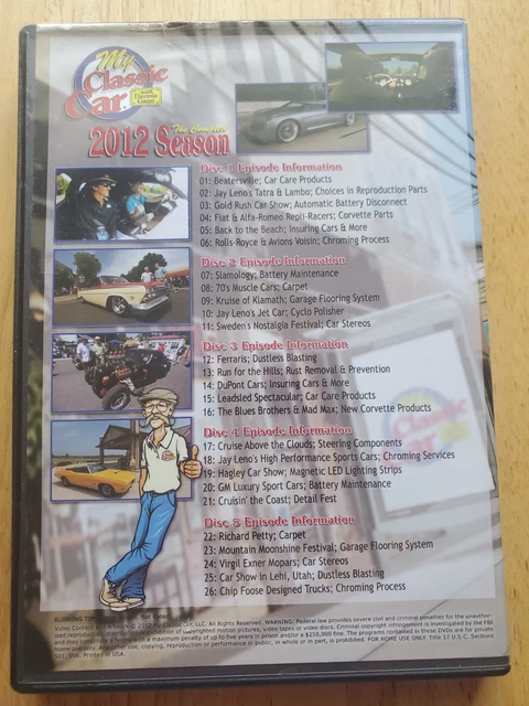 MY CLASSIC CAR with Dennis Gage 2012 Season DVD $8.00 - PicClick CA