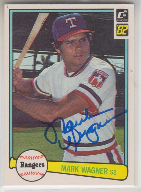 AUTOGRAPHIÉ 1982 DONRUSS Mark Wagner - Rangers EUR 4,49 - PicClick FR
