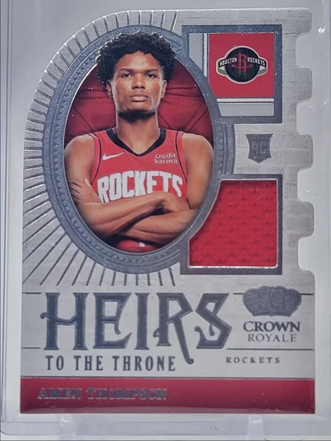 PATCH AMEN THOMPSON 2023-24 Couronne Royale Héritiers Du Trône Découpé ...