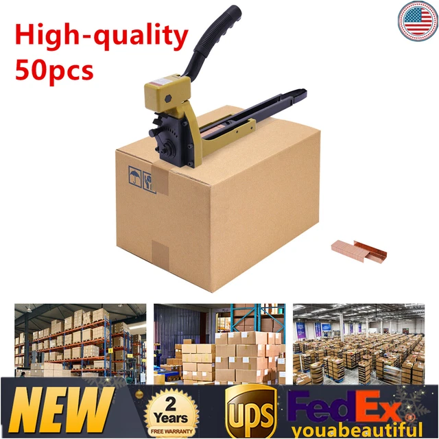 MANUAL CARTON CLOSING Stapler Lightweight Carton Box Stapler Nailer ...