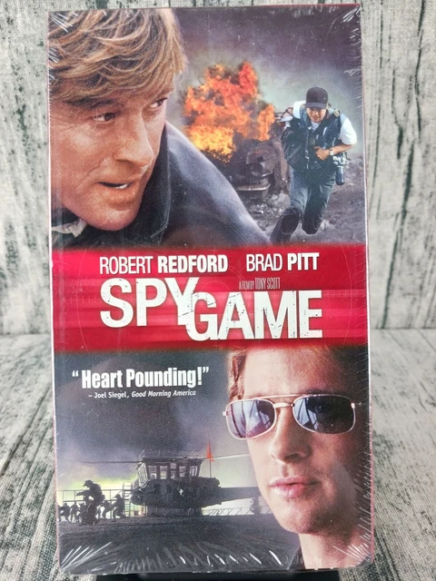 SPY GAME (VHS, 2002, Universal) Robert Redford, Brad Pitt - Brand New ...
