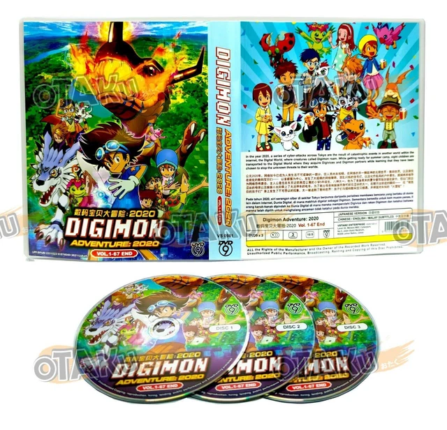 DIGIMON ADVENTURE : 2020 - Anime Tv Series Dvd Box Set (1-67 Eps) Ship ...