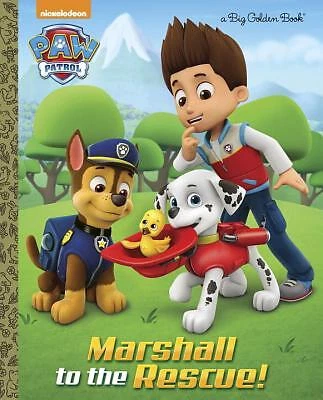 MARSHALL TO THE Rescue! (Paw Patrol) (Big Golden Book) by Golden Books ...