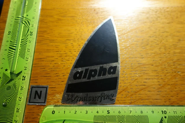 ALTER AUFKLEBER WINDSURFEN Segeln Windsurfer Segler Boards ALPHA (B ...