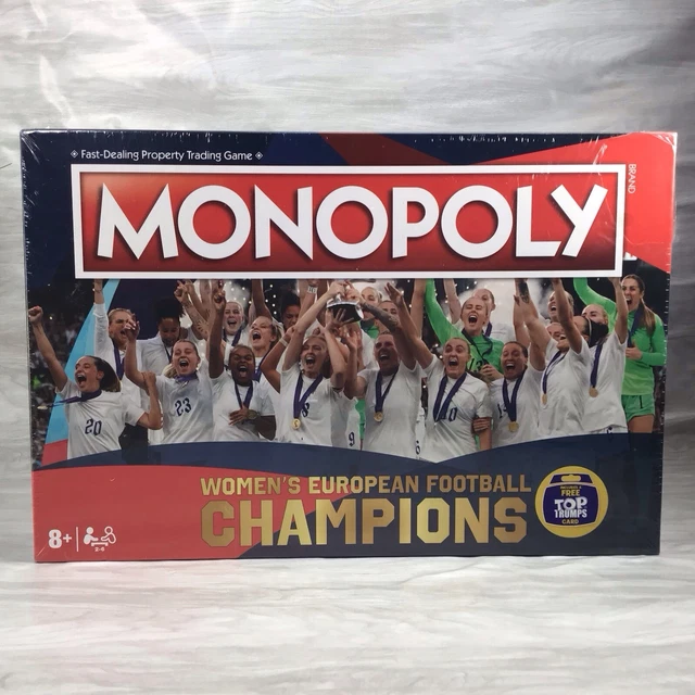 WINNING MOVES EUROPEAN Football Champions Monopoly Board Game ...