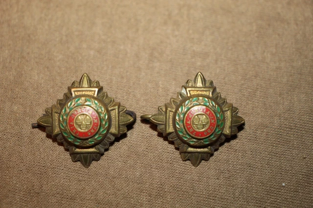 ORIGINAL WW2 ROYAL British Army Officers Metal Shoulder Pips Insignia ...
