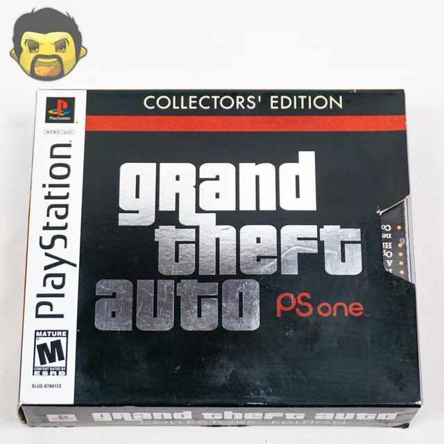 GRAND THEFT AUTO PS1 CIB Collectors Edition Sony PlayStation 1 2002 ...