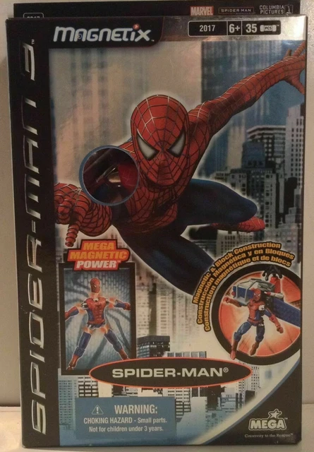 RARE MAGNETIC SPIDER-MAN 3 SPIDER-MAN Action Figure - MEGA toys NEW £39 ...