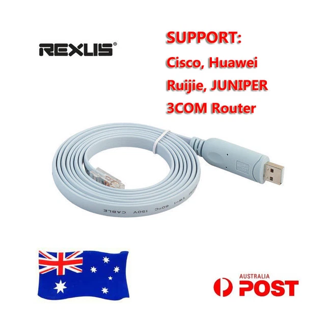 USB TO RJ45 Serial Console Cable Express Net Cable for Cisco Routers ...