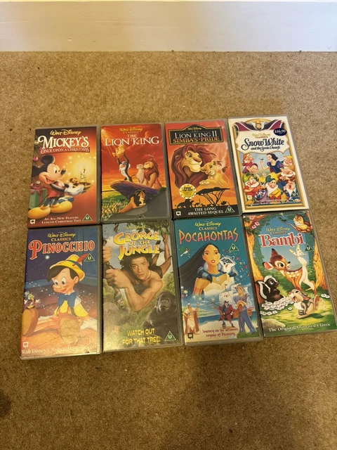 WALT DISNEY CLASSICS VHS Video Bundle Job Lot £12.40 - PicClick UK