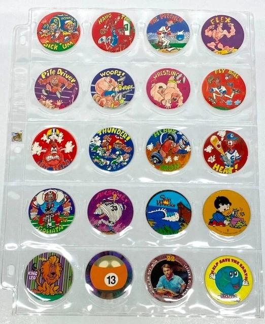 ASSORTED POGS 90S Clear Sheet lot of 20 Nice £9.47 - PicClick UK