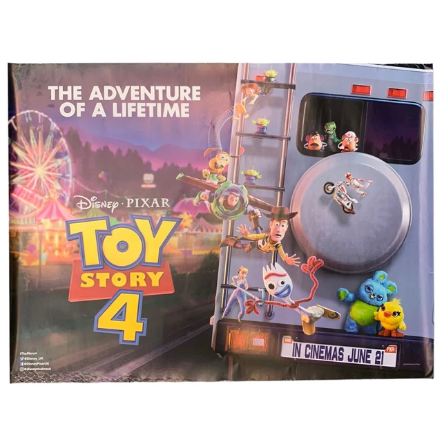 TOY STORY 4 Disney Pixar Promotional Film Poster The Adventure Of A ...