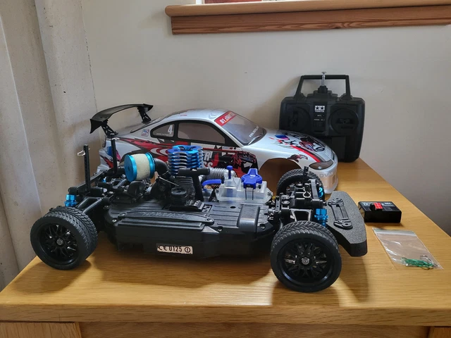 TAMIYA TGS NITRO RC Car - 1/10 Scale - RARE 4WD ON-ROAD TOURING CAR £268.00 - PicClick UK