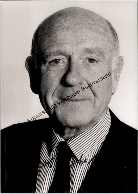 ORIGINAL AUTOGRAMM GERD Bacher (1925-2015) /// Autograph signiert ...