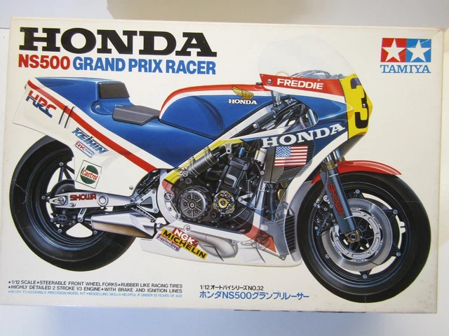 TAMIYA 1:12 SCALE Honda NS500 Model Kit # 1432*900 Spencer / Katayama ...