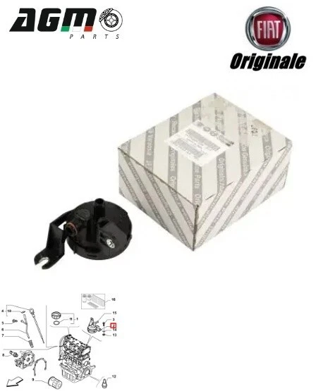 RÉGULATEUR PRESSION ORIGINAL Fiat Punto Linea Alfa Mito 1,4 1,6 16V ...