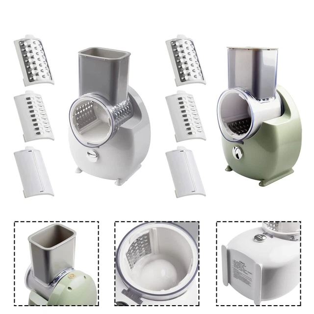 PORTABLE ELECTRIC ROTARY Slicer Perfect for Travel and Outdoor Cooking ...