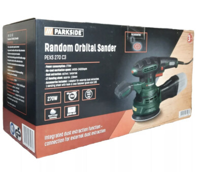 PARKSIDE SHEET SANDER Sanding Sheet or Random Orbital Sanding sheet set ...