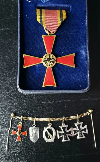MILITARIA CHOLMSCHILD EK1 EK2 ISA BVK 2.K Bundesverdienstkreuz 2.Klasse ...