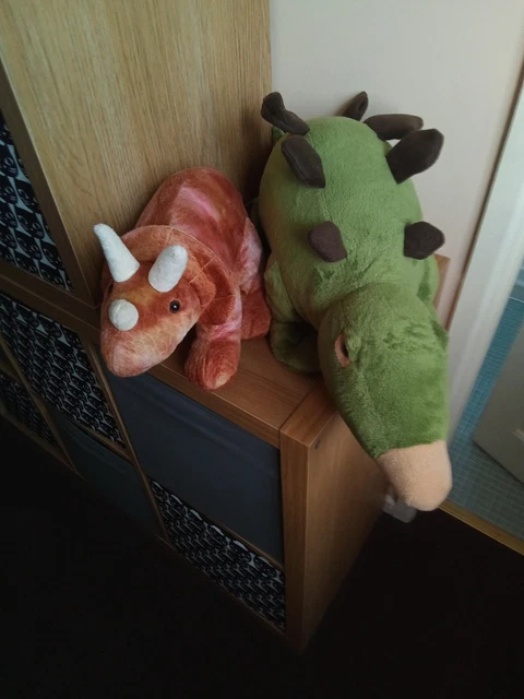 TWO PLUSH DINOSAURS £2.23 - PicClick UK