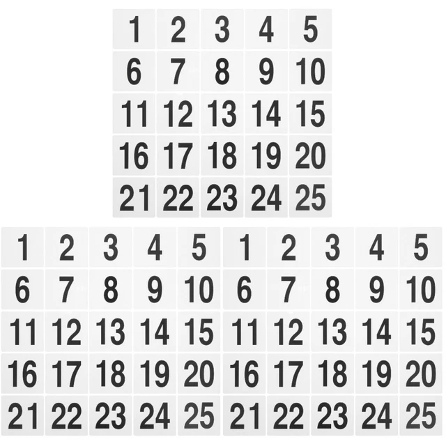 3 PACK TABLE Number Stands Numbers for Wedding Reception Reservation ...