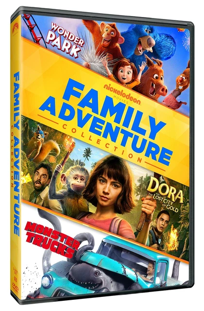 NICKELODEON MOVIES FAMILY Adventure 3-Movie Collection (DVD) Matthew ...