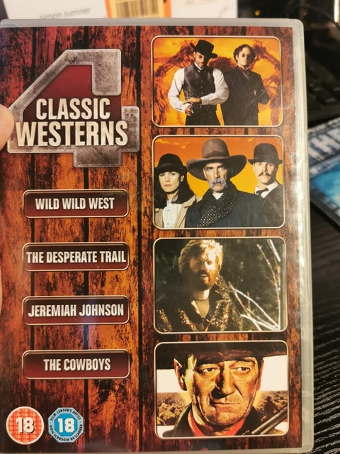 4 CLASSIC WESTERNS boxset dvd region 2 john wayne will smith EUR 2,34 ...