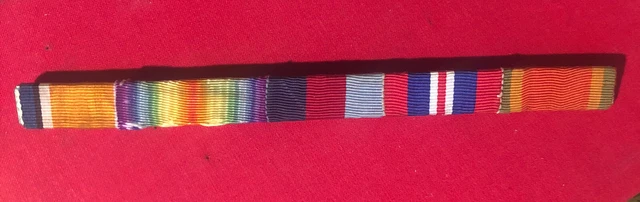 BRIT WW1 MEDAL Ribbons War, Victory, WW2 1939-45 Star, War, South ...