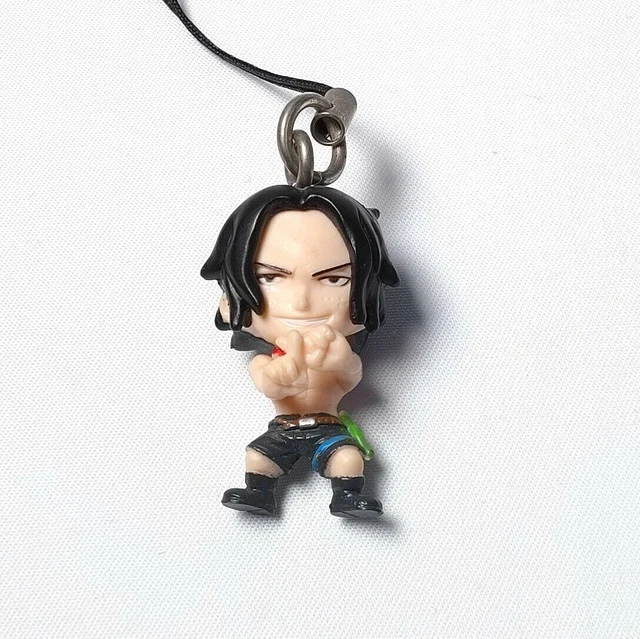 PORTGAS D ACE One Piece Strap Keychain Mini Figure Japanese From Japan ...